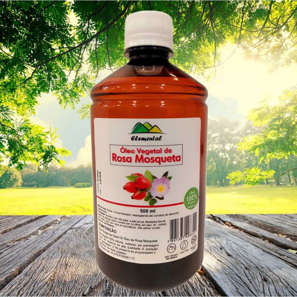 Rosa mosqueta Rubiginosa 500ml Óleo prensado a frio | Shopee Brasil