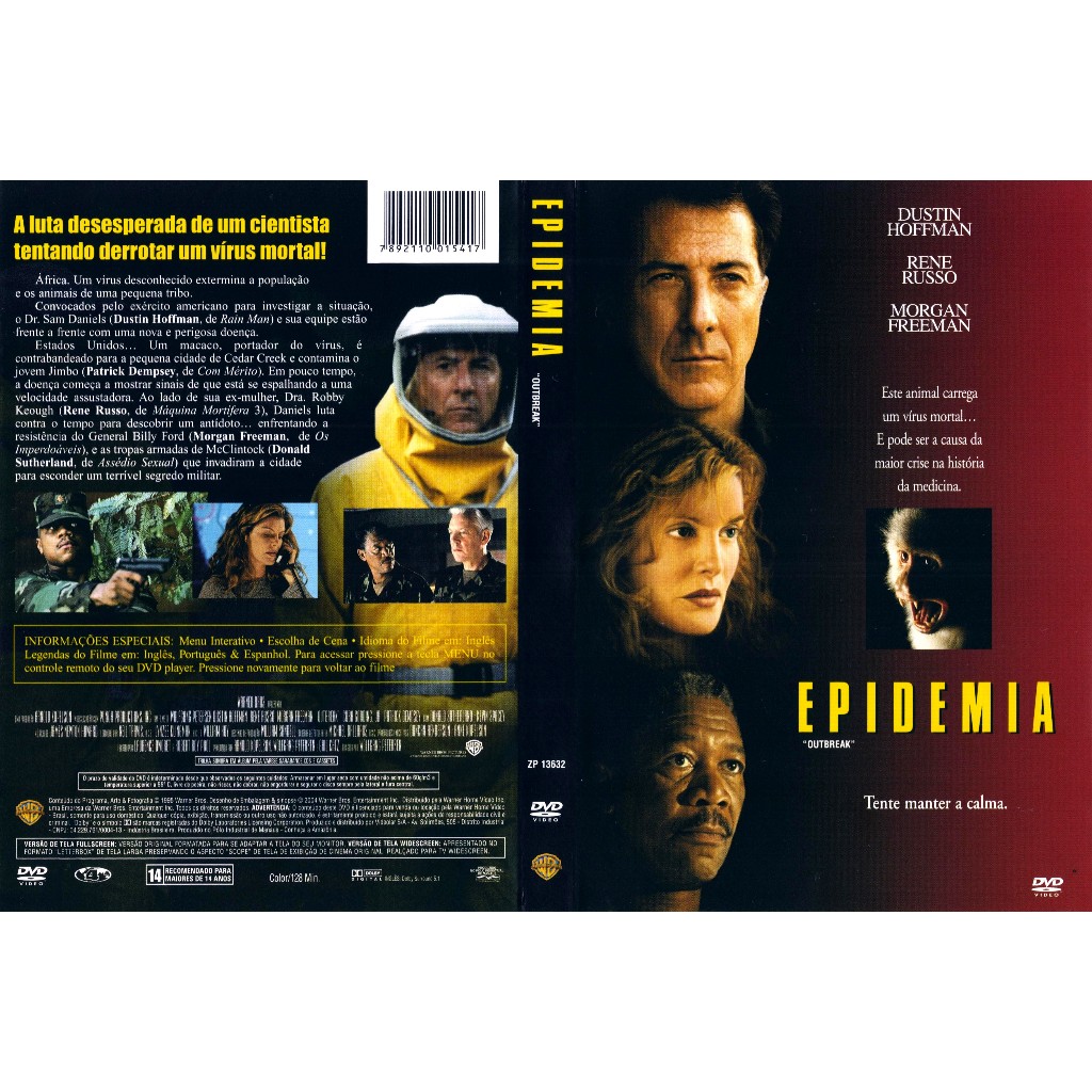 DVD Epidemia 1995 Dublado / Dual Áudio HD1080p | Shopee Brasil