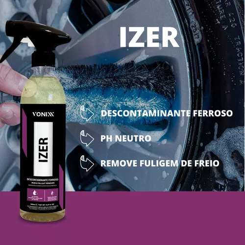 Limpa Rodas Izer Vonixx 500ml Descontaminante Ferroso | Shopee Brasil