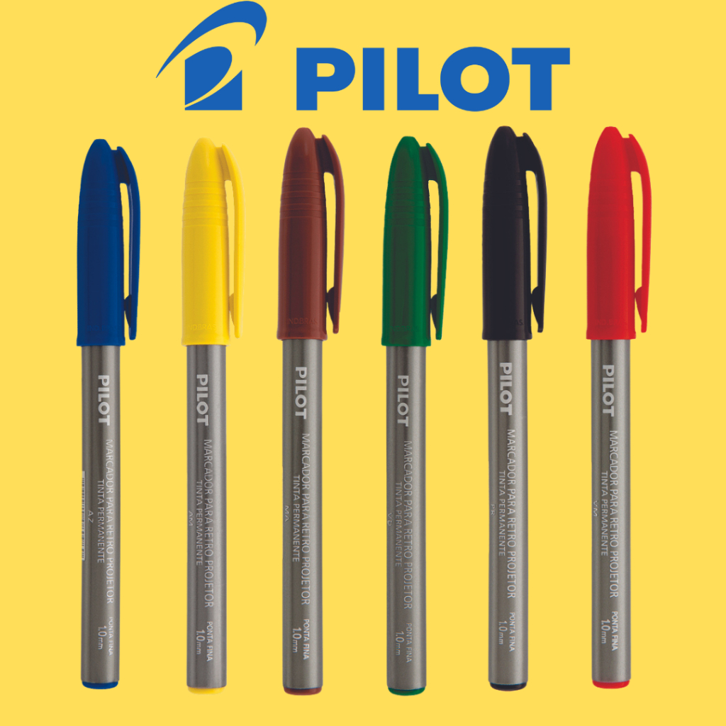 PILOT Marcador Permanente Ponta Fina 1.0 mm | Shopee Brasil