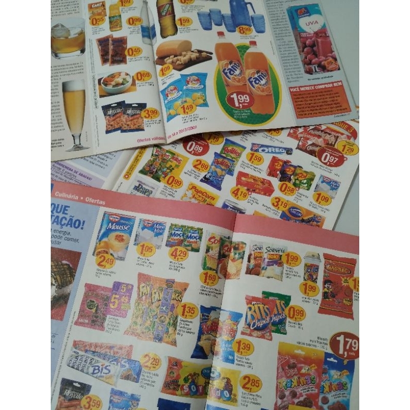 6 Revistas, Salgadinhos Elma Chips( Rev. CompreBem) | Shopee Brasil