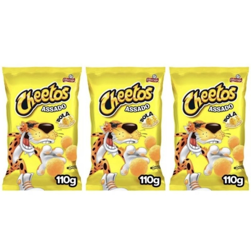 kit 3 Salgadinhos Cheetos bola 110 Gr Elma Chips | Shopee Brasil