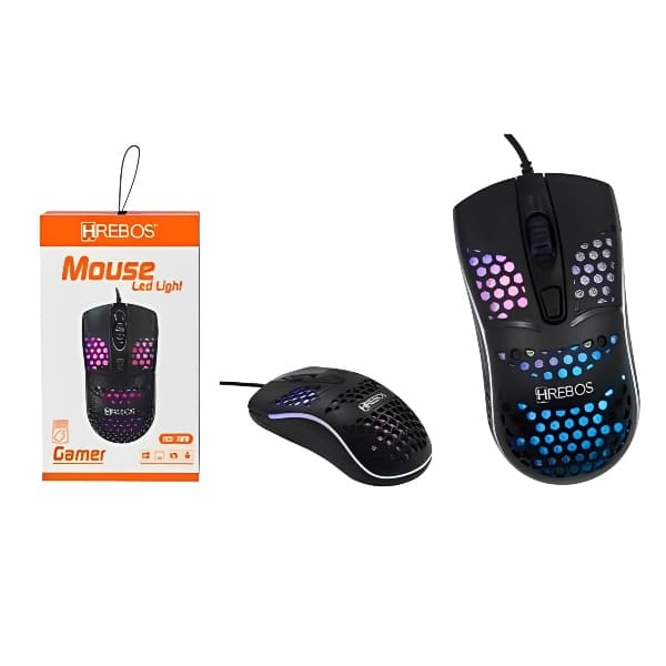 Mouse Gamer Rgb Hrebos Hs-189 | Shopee Brasil