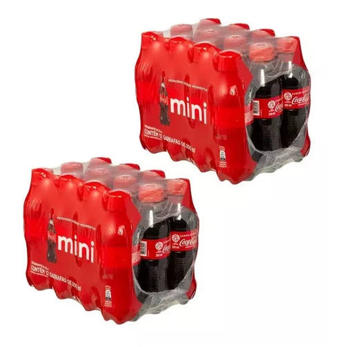 Coca Cola Mini 200ml Pack 24 Unidades Refrigerante Original | Shopee Brasil
