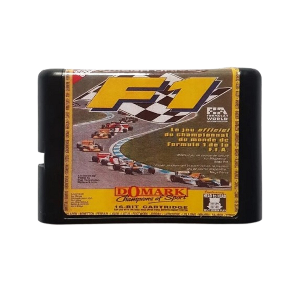 Formula One F1 Domark Corrida Mega Drive Genesis | Shopee Brasil