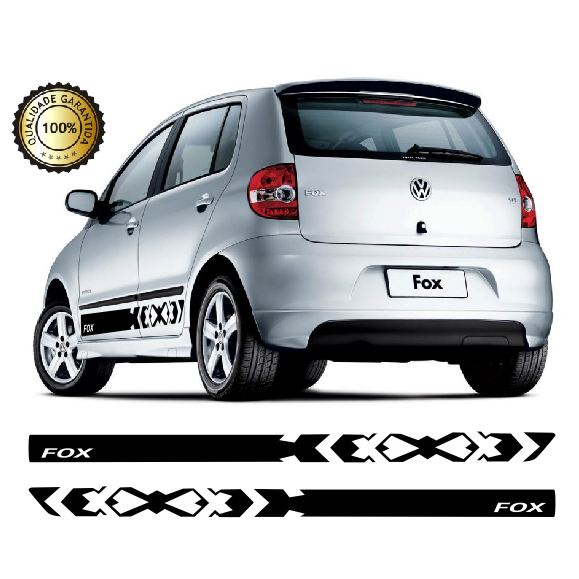 Faixa 2 Adesivos Vw Fox Sport Spacefox Acessório Tuning | Shopee Brasil