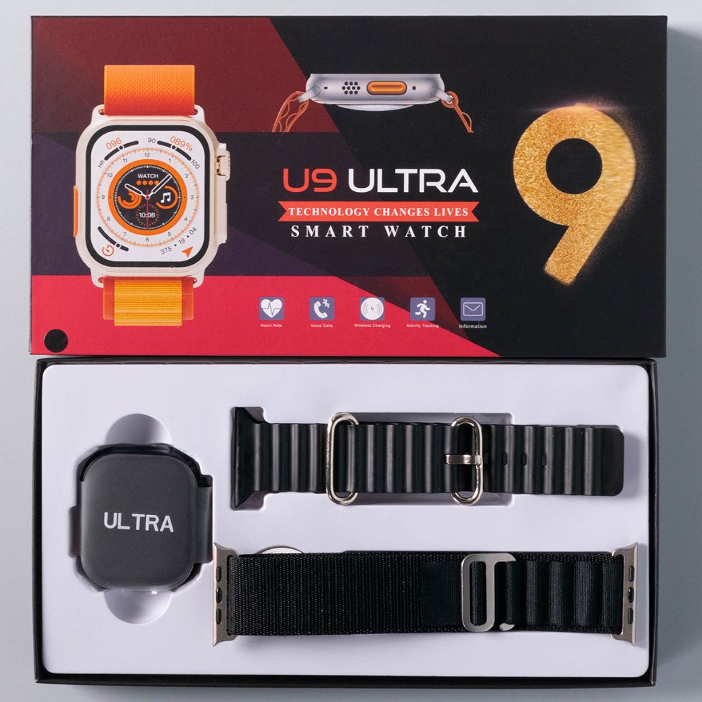 Relógio Ultra 9 2024 Novo Inteligente watch 9 Ultra Série 9 Bússola 2.2 ...