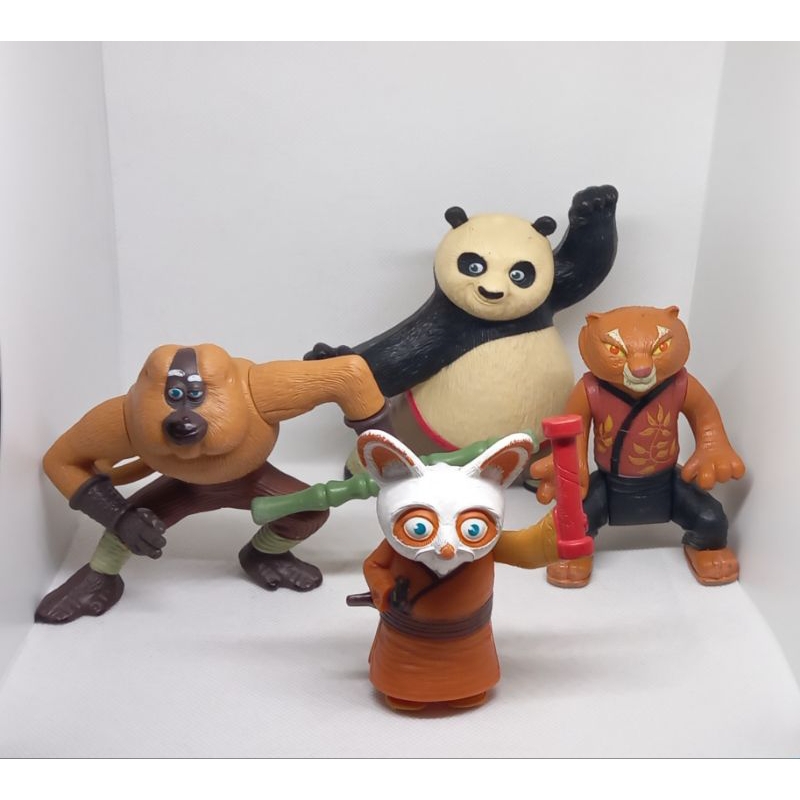Conjunto 4 bonecos Kung-Fu Panda - McDonald's | Shopee Brasil