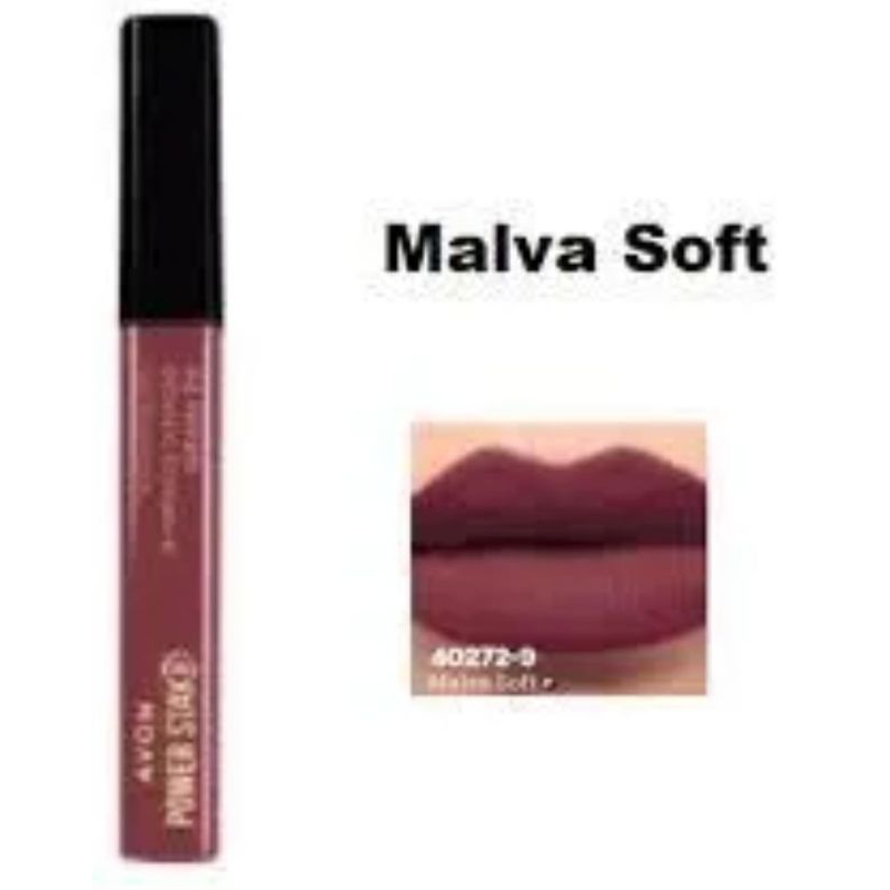 Batom líquido 16hs de duração Power stay malva soft Avon 7ml Val 11/ ...