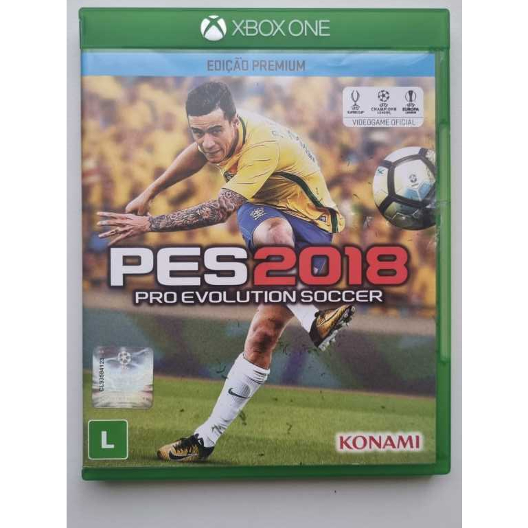 PES 2018 Xbox One Mídia Física Original Impecável Usado | Shopee Brasil