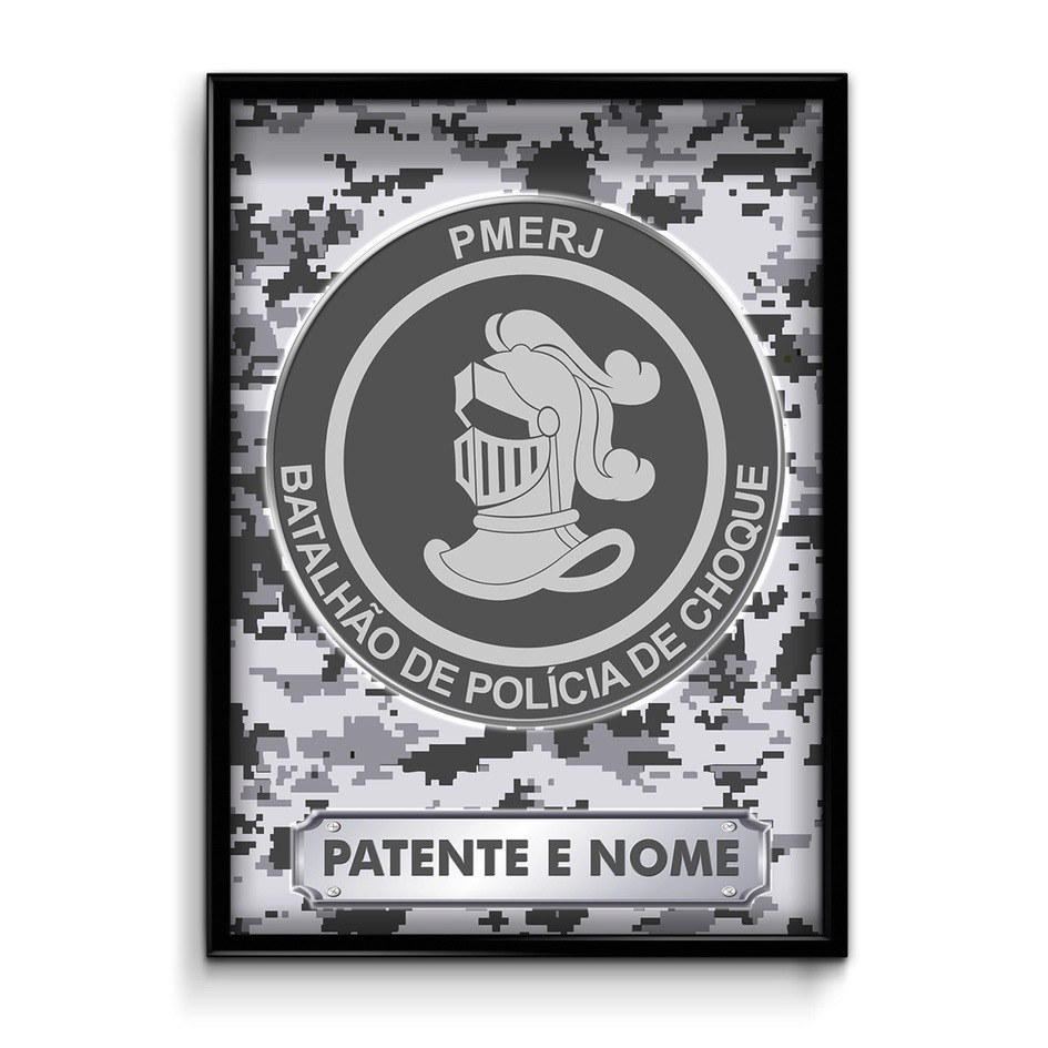 Quadro Policia Militar do Estado do Rio de Janeiro PMERJ | Shopee Brasil