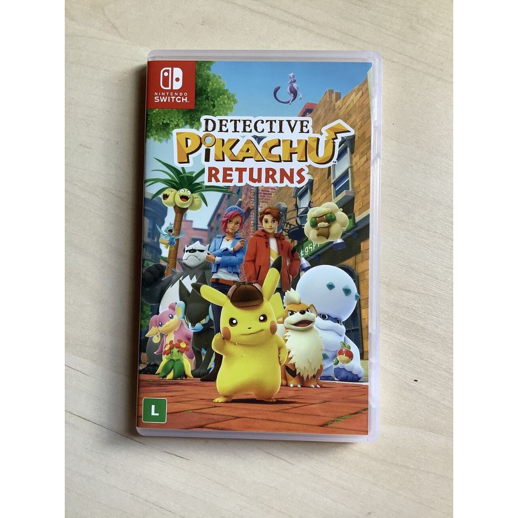 Detective Pikachu Returns Switch Br Midia Fisica - Escorrega o Preço