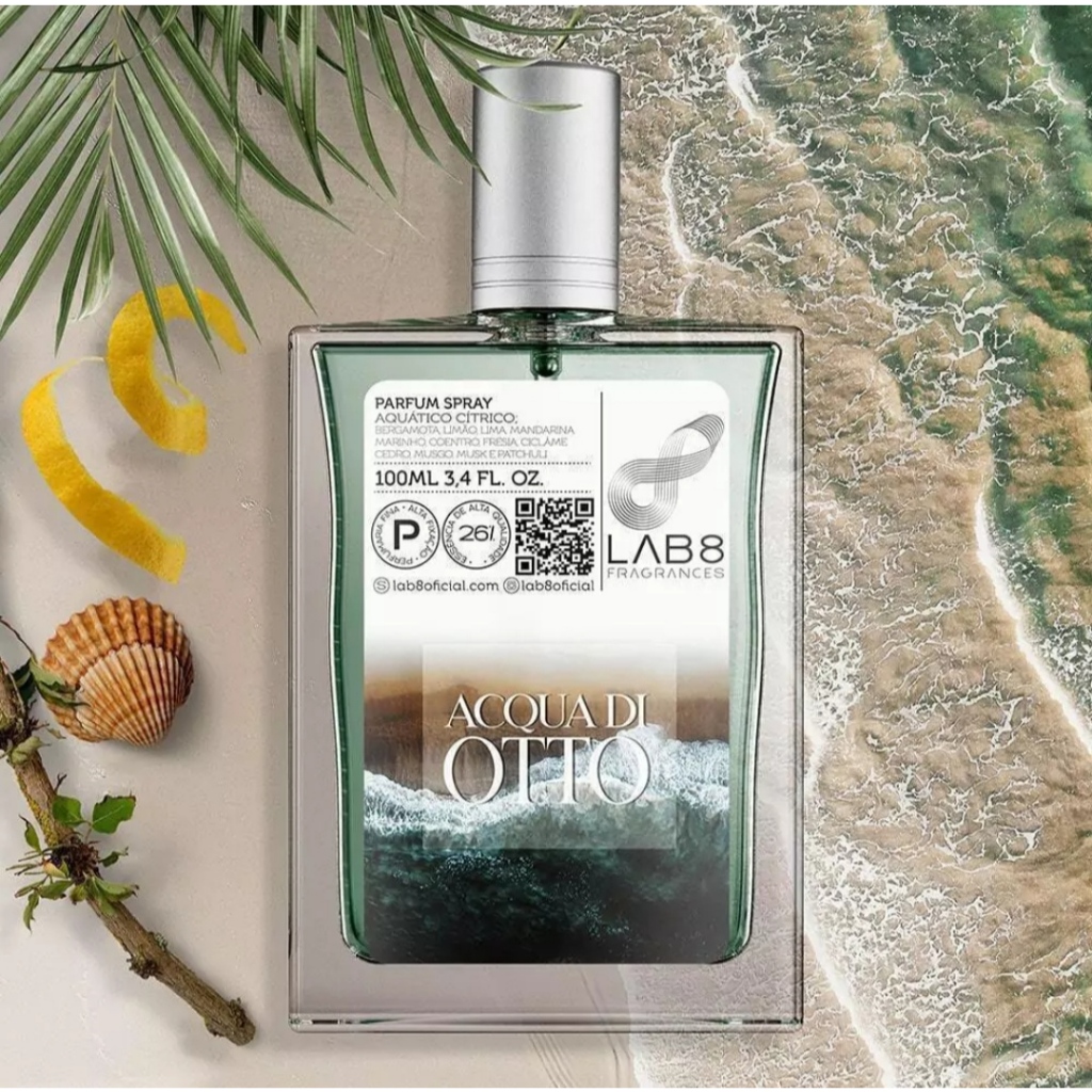 Perfume Masculino LAB 8 - Acqua di Otto 100ml | Shopee Brasil