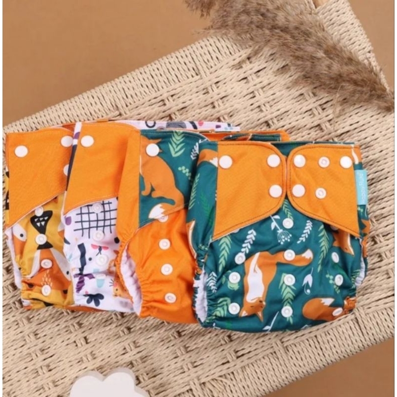 Kit 4 Fraldas Ecológicas Happy Flute Reutilizável Envio Em 24Hrs ...