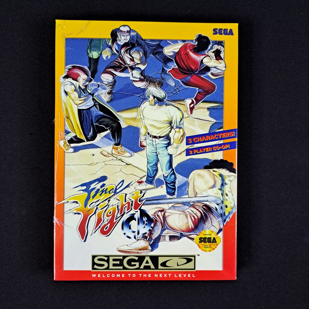 Final Fight CD Prensado Novo Sega CD - Reprodução com caixa e manual ...