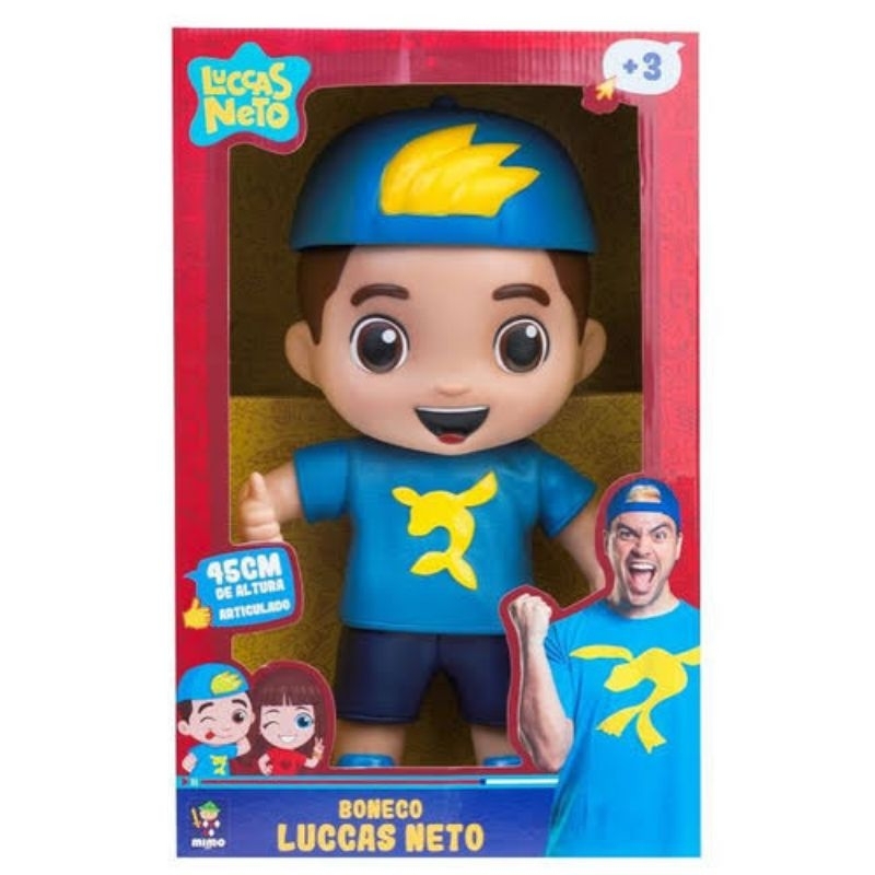 BONECO INFANTIL LUCAS NETO PARA CRIANCAS | Shopee Brasil