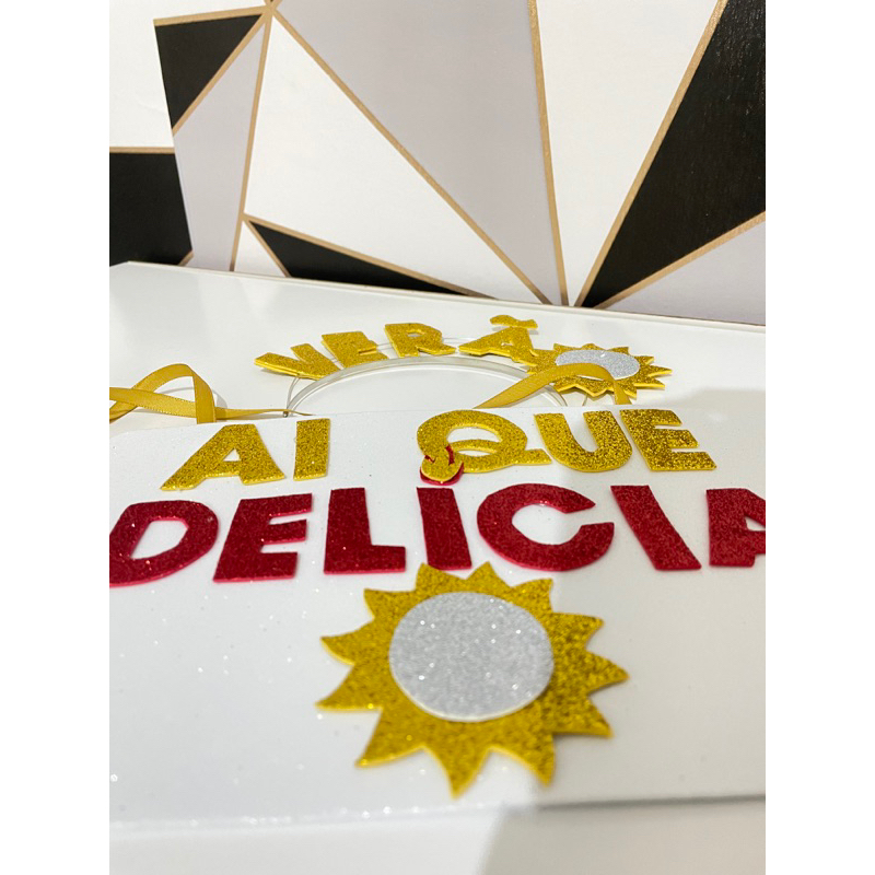 KIT TIARA ARQUINHO E PLAQUINHA CARNAVAL - AÍ QUE DELÍCIA O VERÃO ...