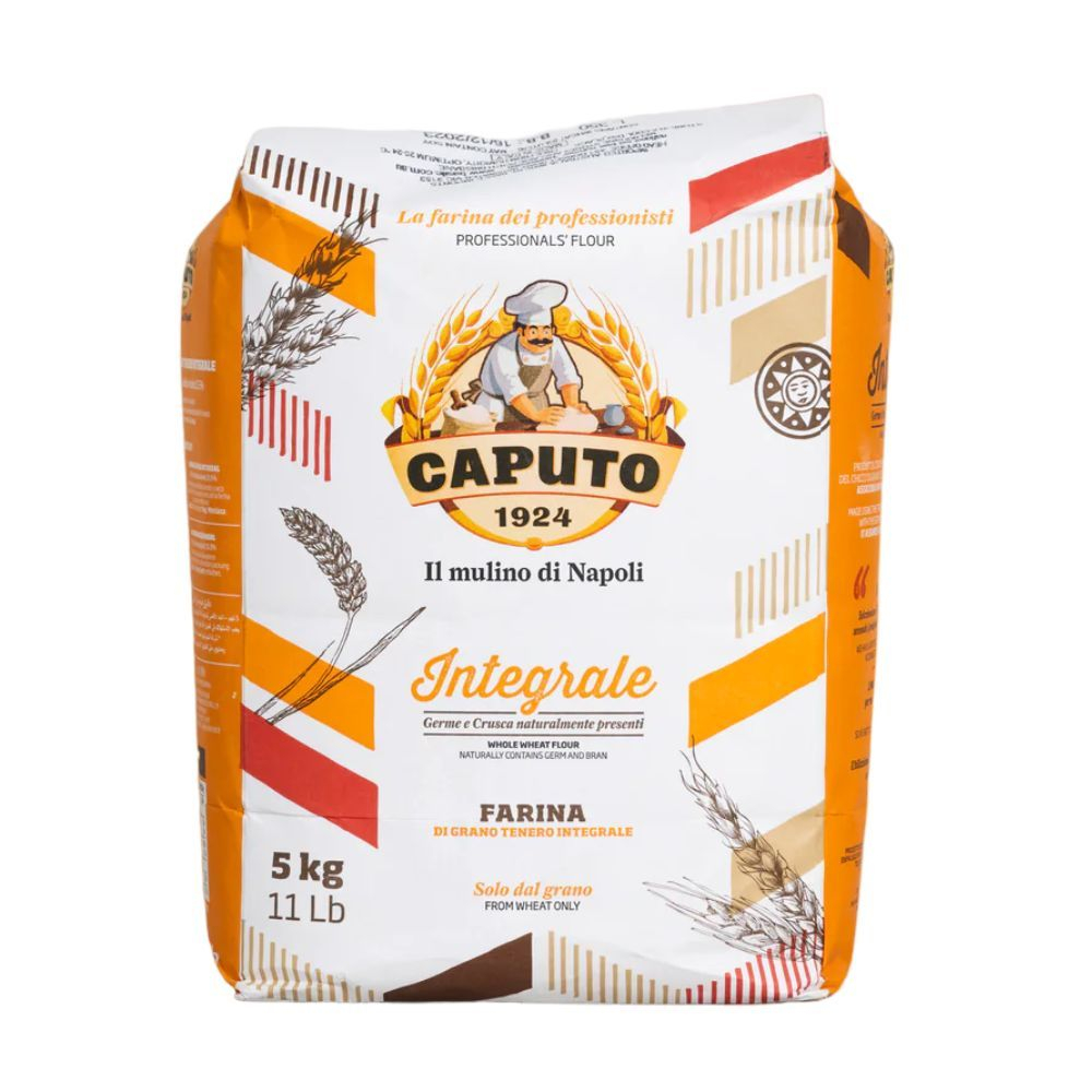 Farinha De Trigo Italiana Integral Caputo 5kg | Shopee Brasil