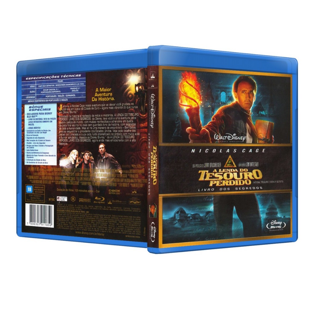 Blu-ray: A Lenda Do Tesouro Perdido 2 DUB/LEG [PERSONALIZADO] | Shopee ...