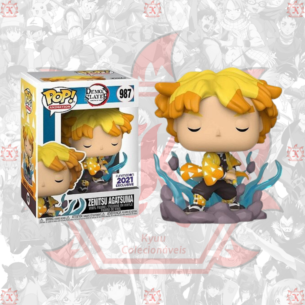 FUNKO POP DEMON SLAYER - ZENITSU AGATSUMA TRANSFORMING ZENITSU *EX* 987 ...