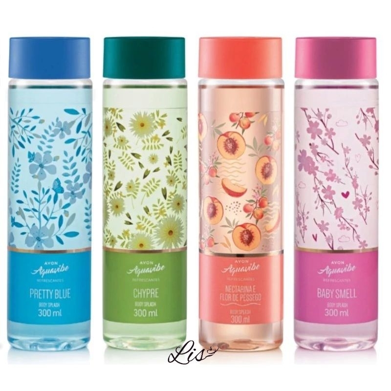 Aquavibe Refrescantes Body Splash Avon 300 ml - Alfazema - Pretty Blue ...