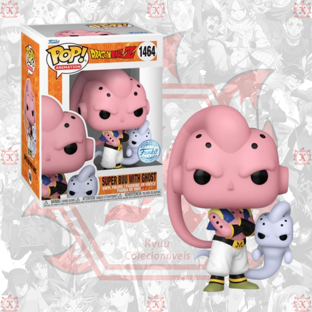 FUNKO POP DRAGON BALL Z - SUPER BUU WITH GHOST EX 1464 | Shopee Brasil
