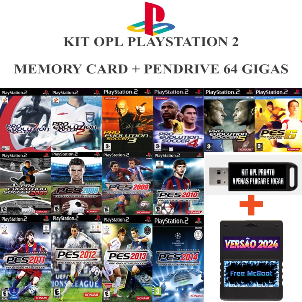 Pro Evolution PES OPL Playstation 2 / PS2 | Shopee Brasil