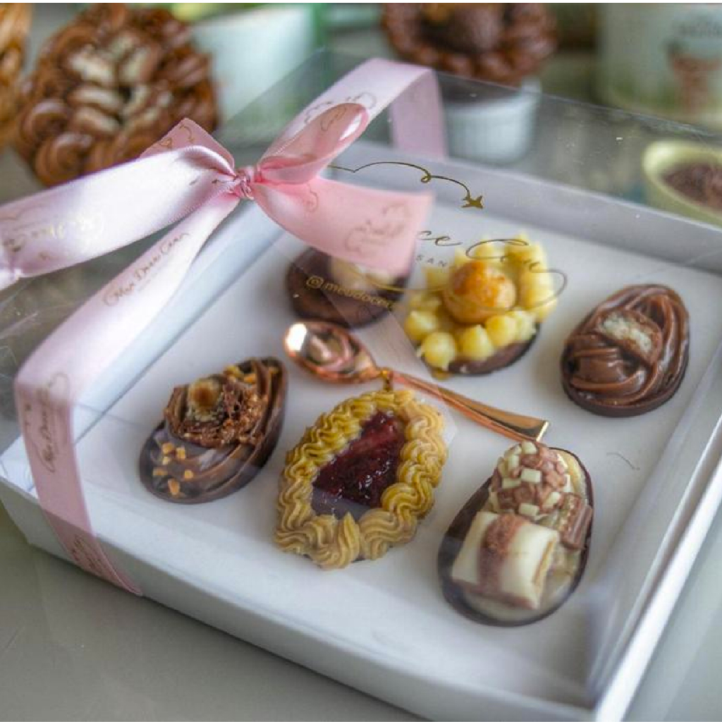 5 Embalagens para 6 Ovos de Colher de 50g Forma BWB - Perfeita para um ...