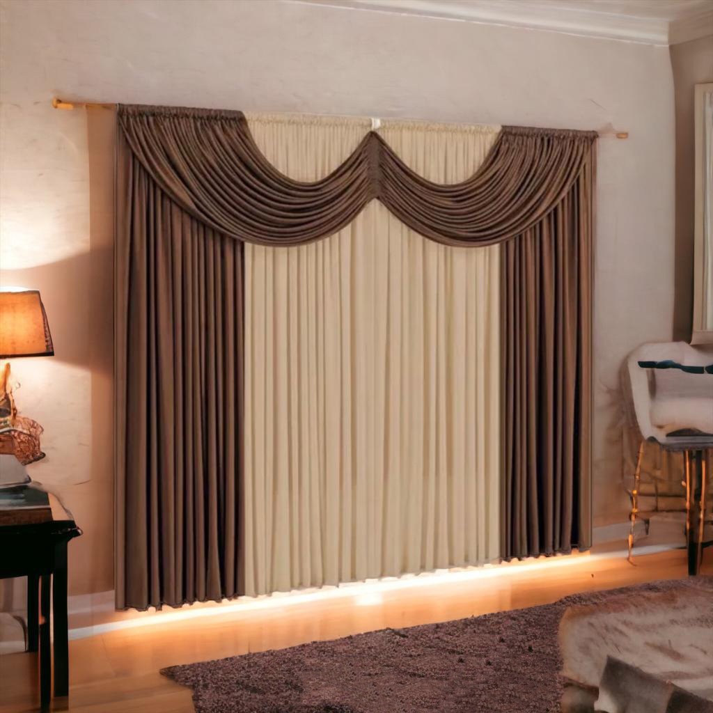 Cortina Paris 3 Metros Com Bando Para Quarto e Sala | Shopee Brasil