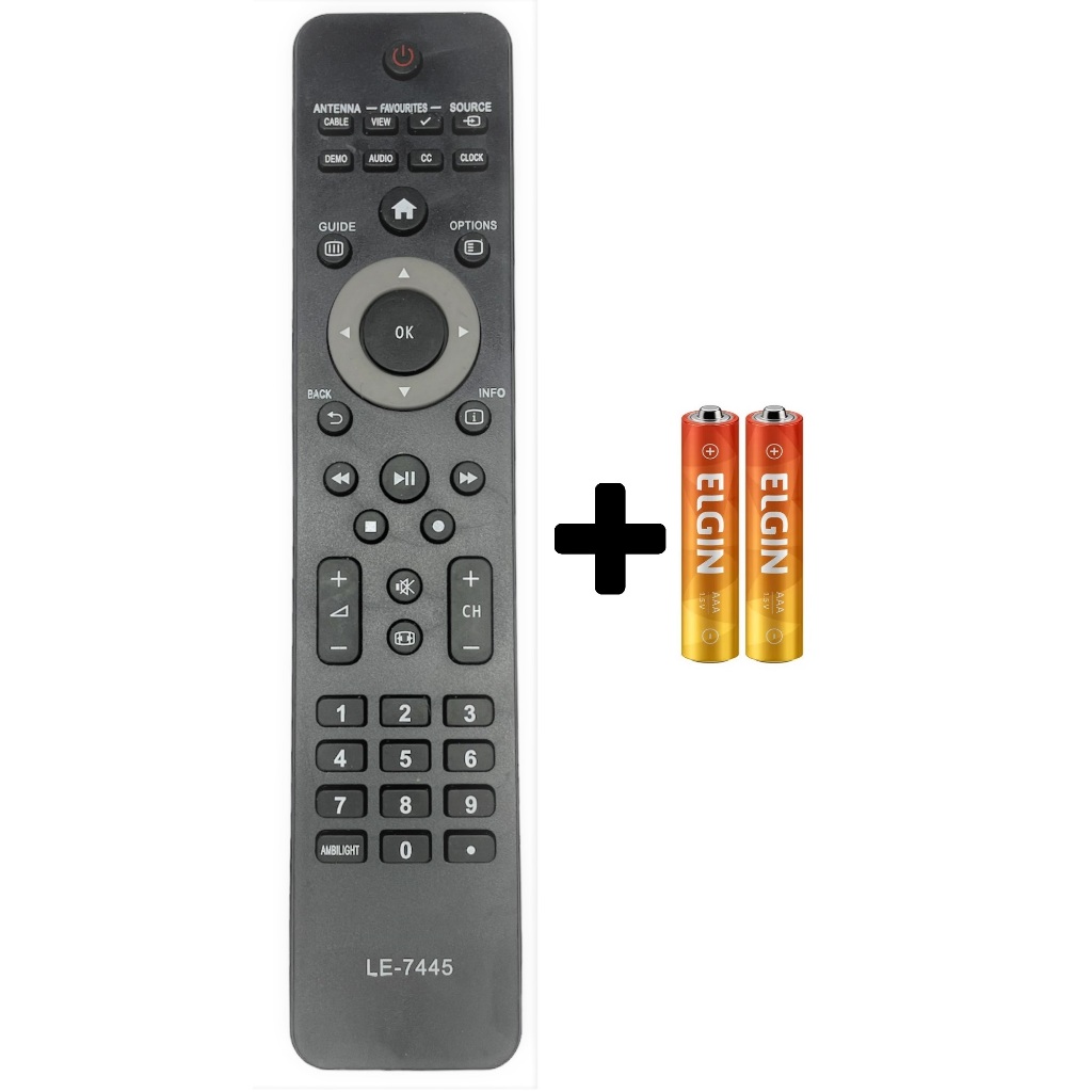 CONTROLE PARA TV LED PHILIPS SMART LE-7445 | Shopee Brasil
