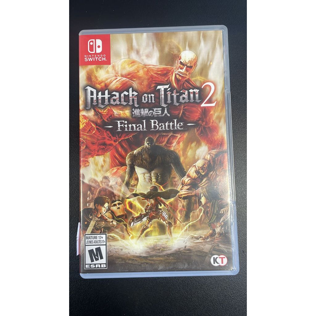 Jogo Nintendo Switch Attack On Titan 2 Final Battle | Shopee Brasil