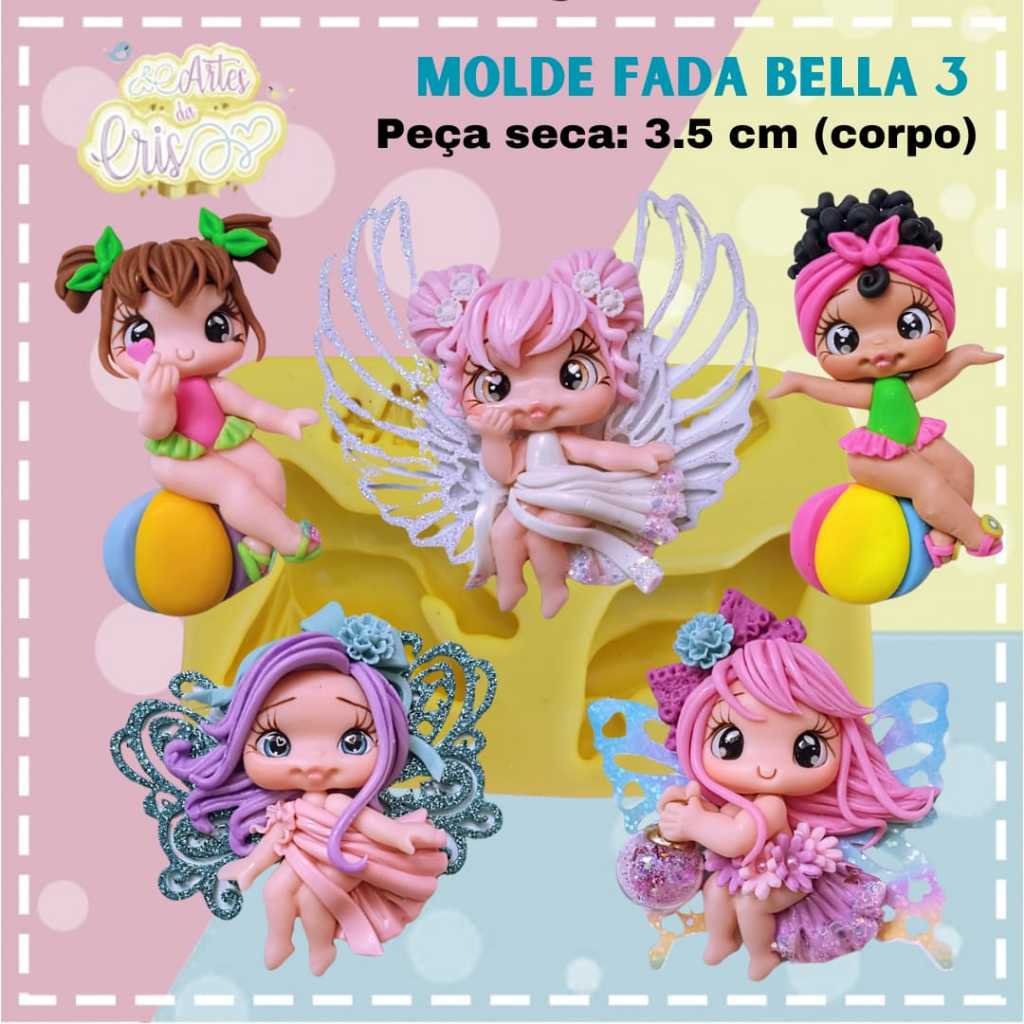 MOLDE FADA BELLA 3 | Shopee Brasil