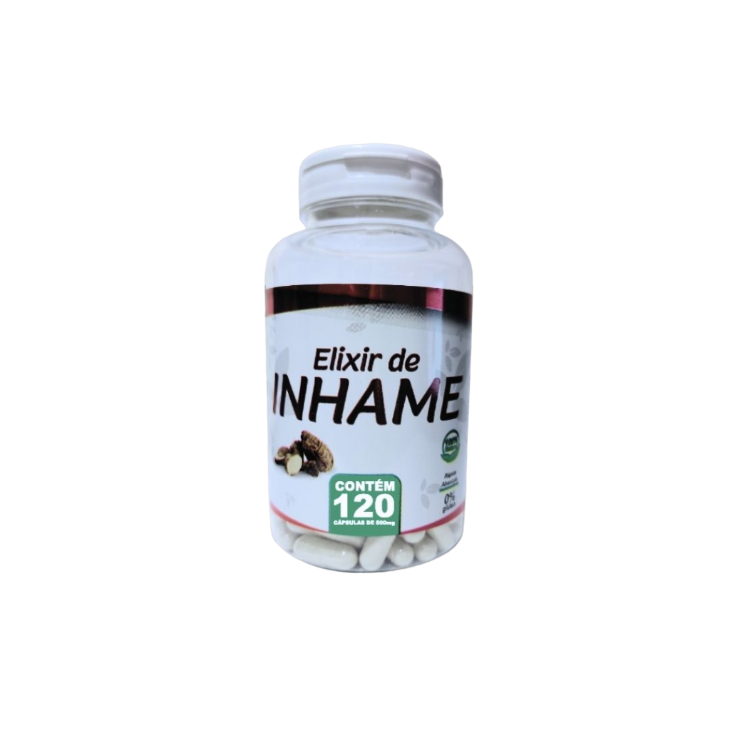 1UN Elixir de inhame 120 capsulas 500 mg | Shopee Brasil
