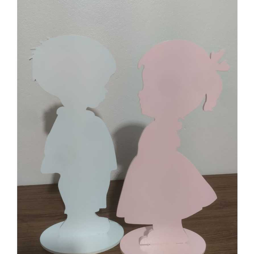 Display de MDF dupla de menino e menina | Shopee Brasil