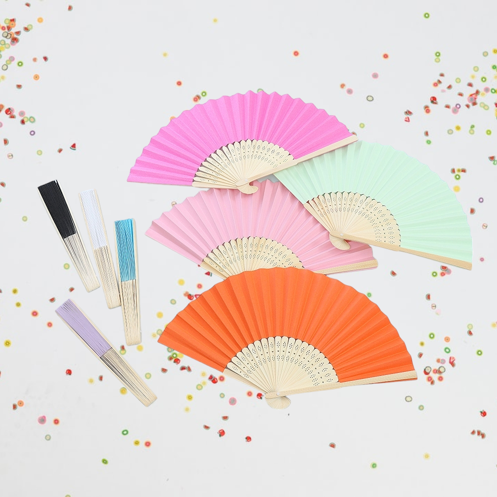 Leque Bambu Ecológico Carnaval Leque Papel Leque Lembracinha | Shopee ...