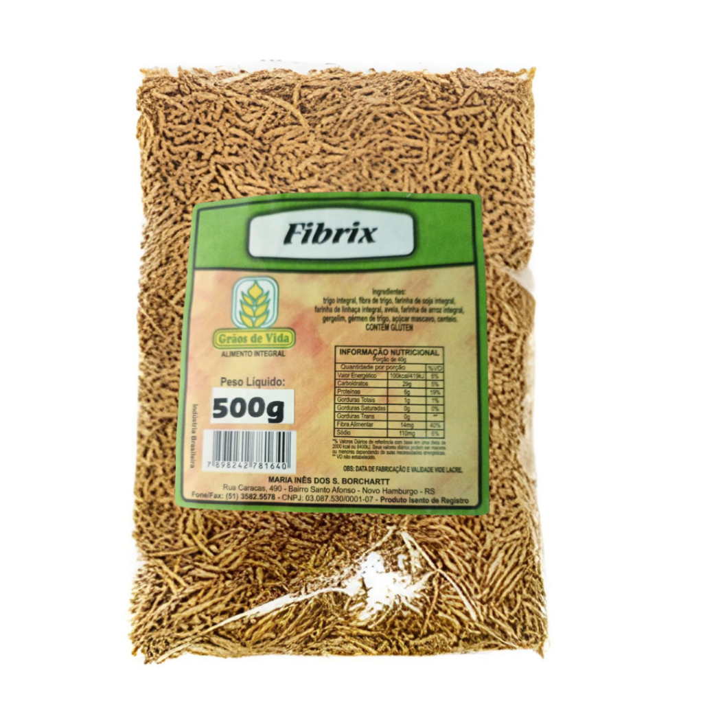 Fibrix Cereal Matinal Rico Em Fibras Grãos De Vida 500g | Shopee Brasil