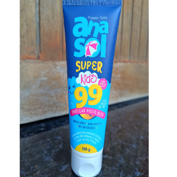 Protetor Solar Super Kids Anasol FPS 99 100g | Shopee Brasil