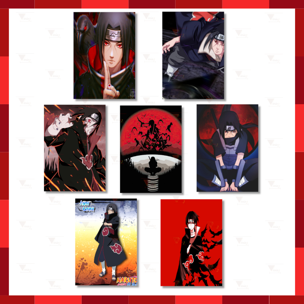 Placa Decorativa Quadro A4 Itachi Uchiha Naruto Top Excelente Qualidade ...