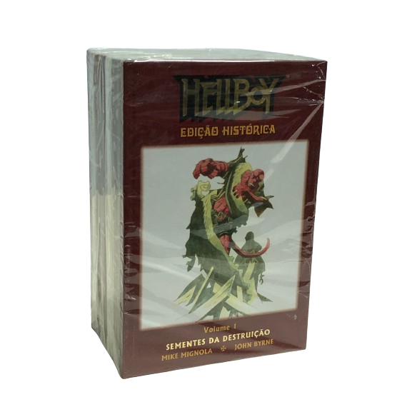 Hq Hellboy Edição Histórica Volumes 1° Ao 10° Capa Dura | Shopee Brasil