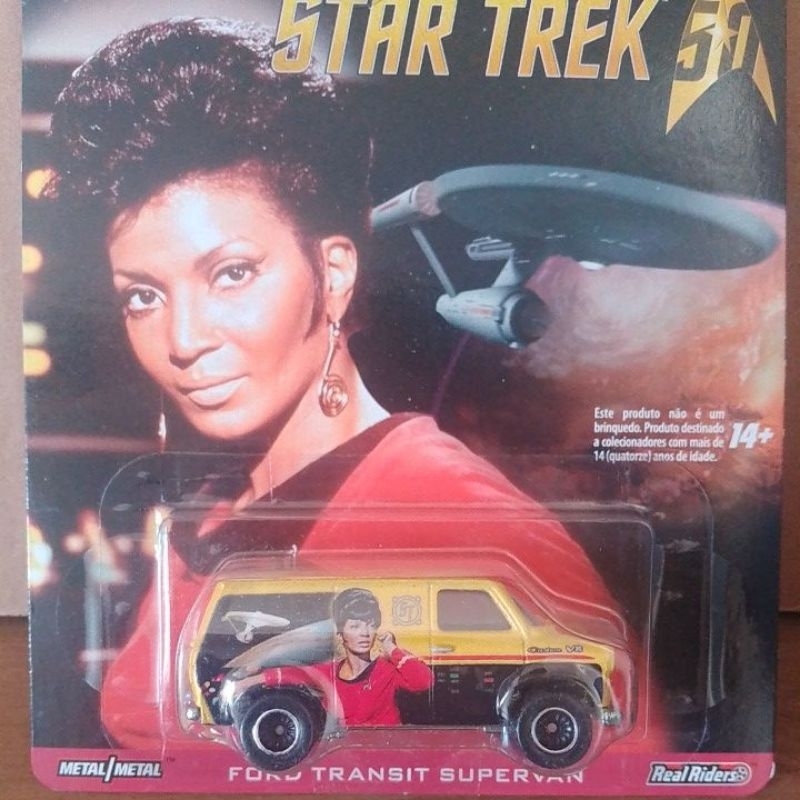 HOT WHEELS FORD TRANSIT SUPERVAN STAR TREK | Shopee Brasil