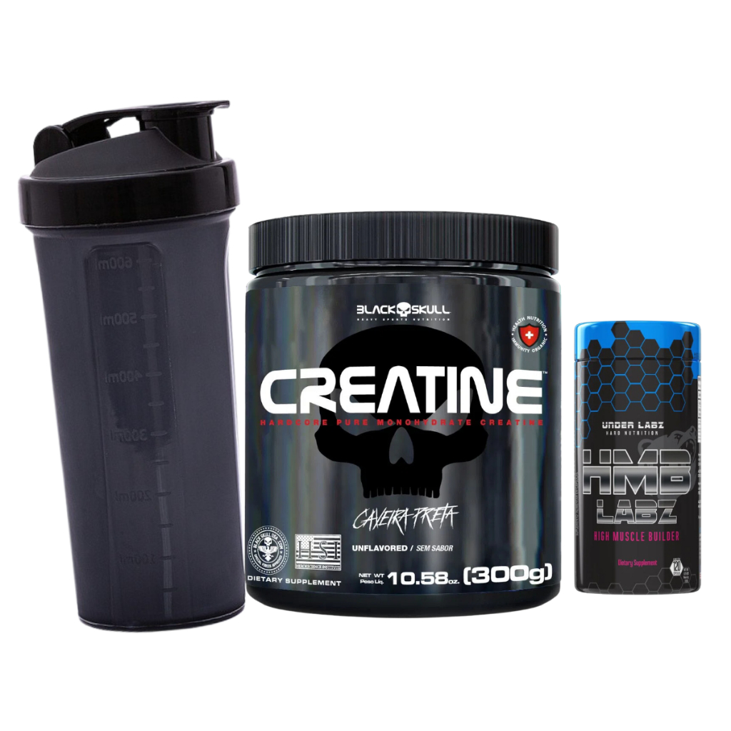 Creatina Monohidratada - 300g - Black Skull + HMB Labz 120 V-caps ...