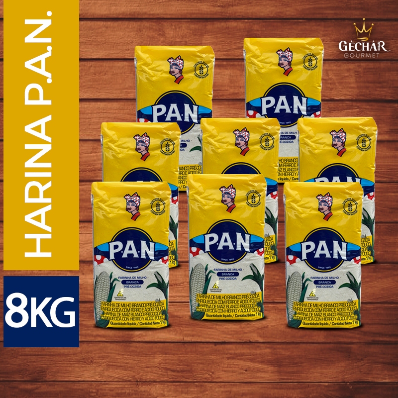Harina PAN Blanca 8KG / Farinha de Milho PAN | Shopee Brasil