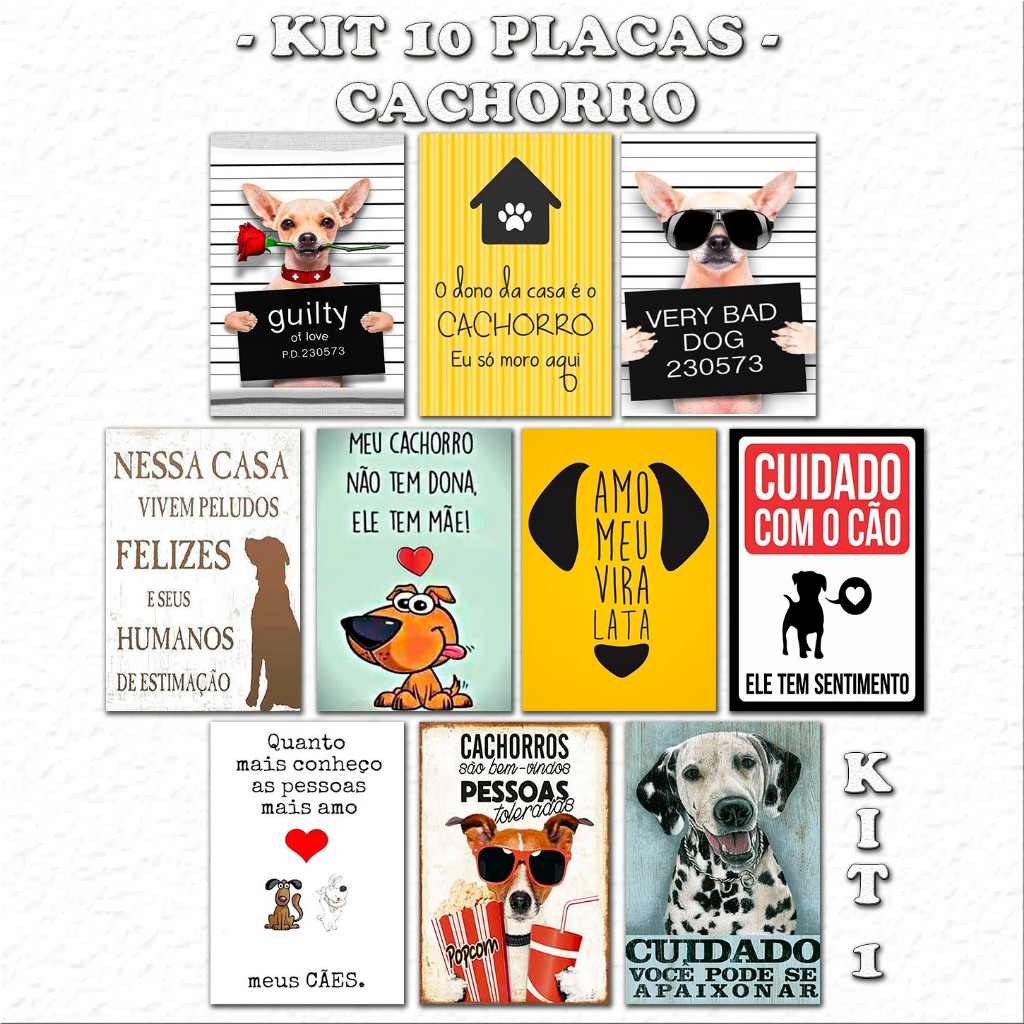 Quadros para casa de Pet - frases sobre animais de estimação - cachorro ...