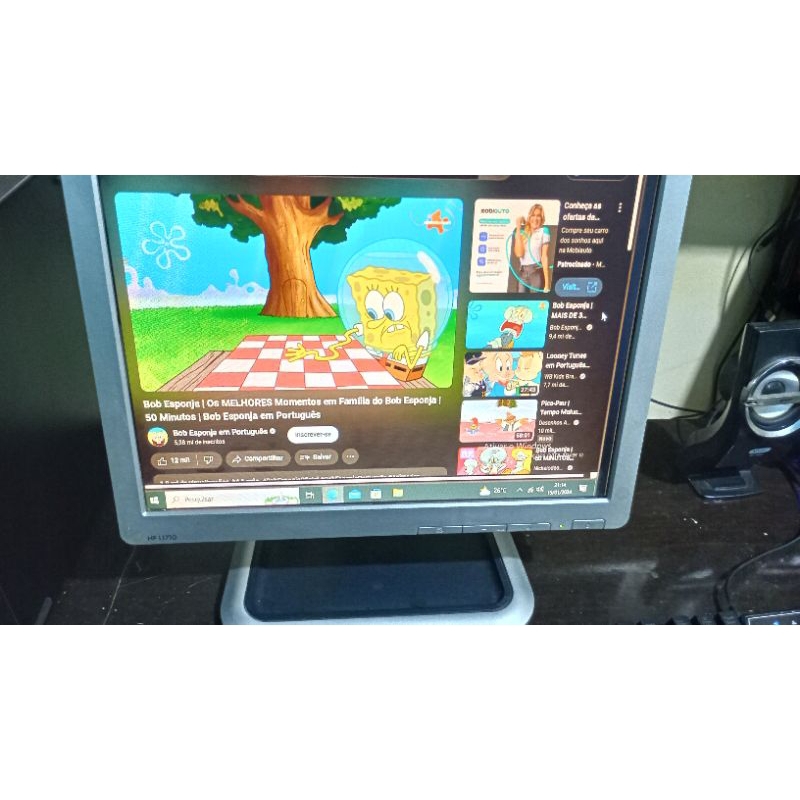 MONITOR DE LCD 17 POLEGADAS, MODELO L1710. | Shopee Brasil