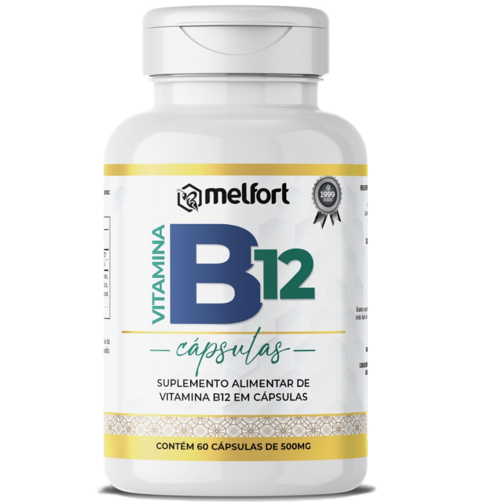 Suplemento Melfort Vitamina B12 Cianocobalamina Original | Shopee Brasil
