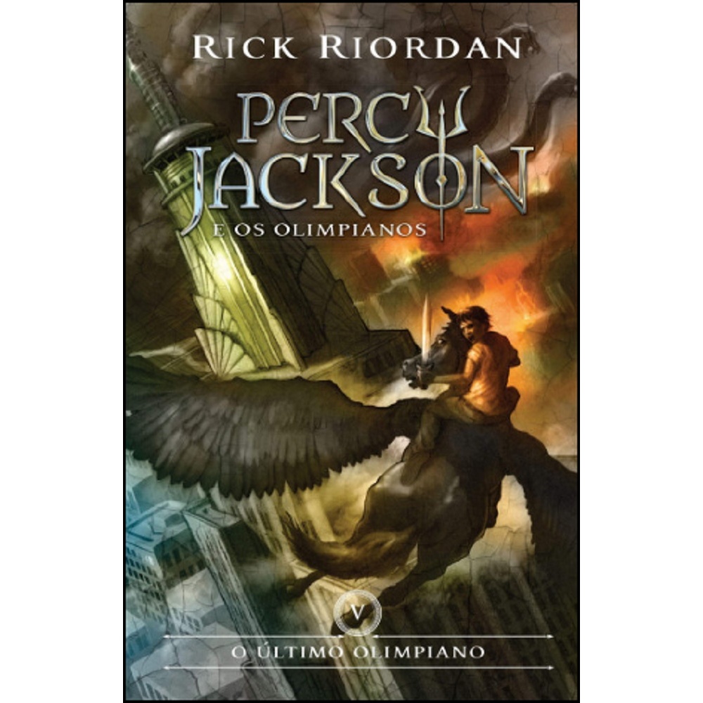 O Último Olimpiano - Capa Nova / Série Percy Jackson E Os Olimpianos; Volume 5 - De Rick Riordan ...