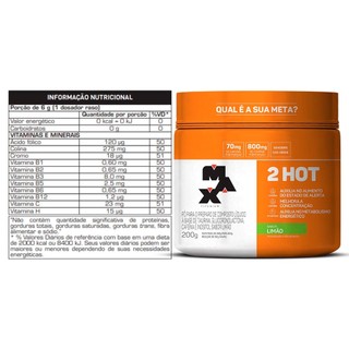 Termogênico 2 Hot - 200g - Max Titanium | Shopee Brasil