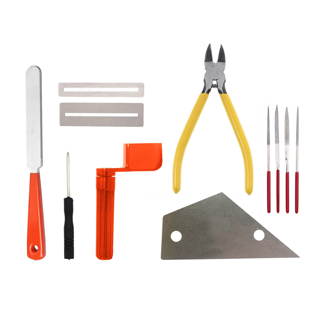 Jogo Ferramentas Lima Alicate Para Luthier Reparo P/ Violão | Shopee Brasil