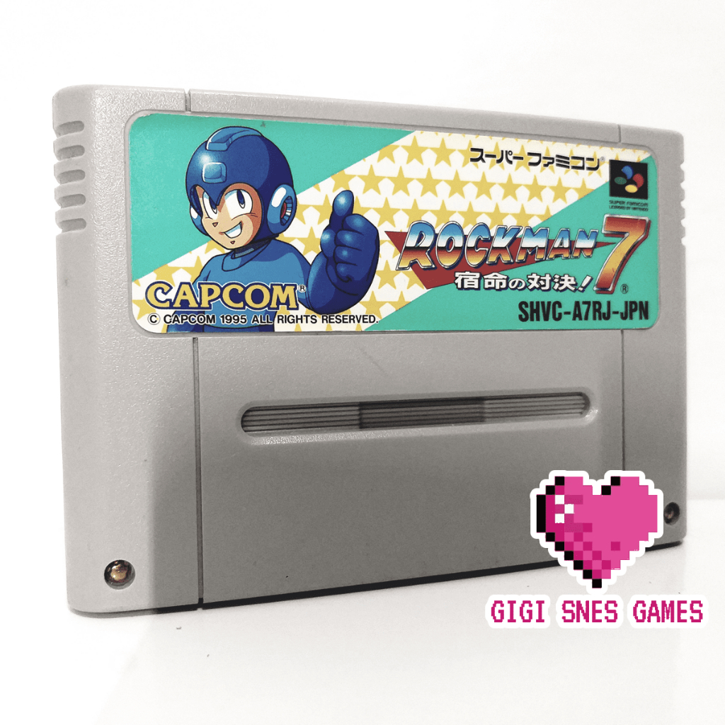 Jogo ORIGINAL Rockman 7 - Mega Man 7 ( SNES / SFC ) | Shopee Brasil