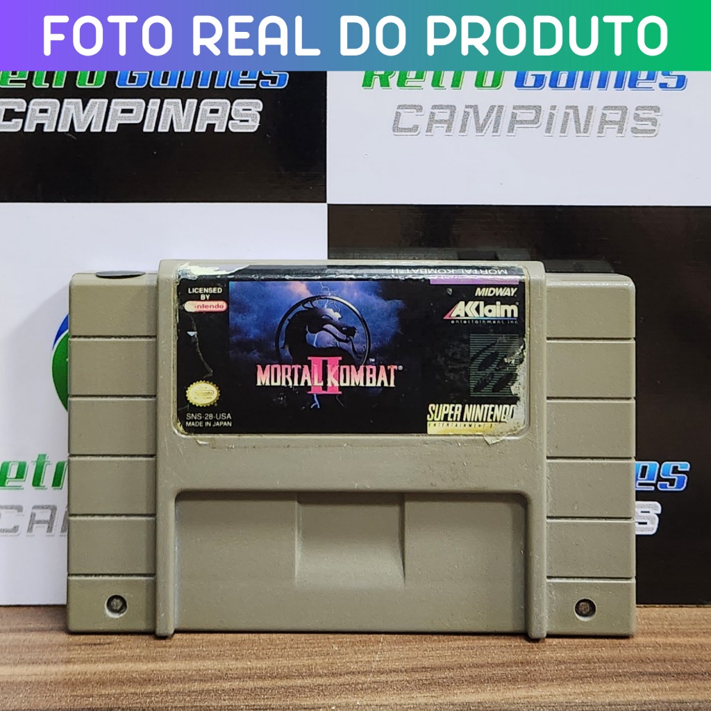 MORTAL KOMBAT 2 - SNES | Shopee Brasil